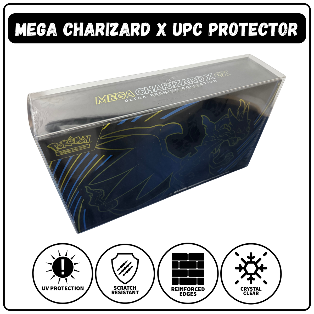 Pokemon Mega Charizard X UPC Protector – Prolectables