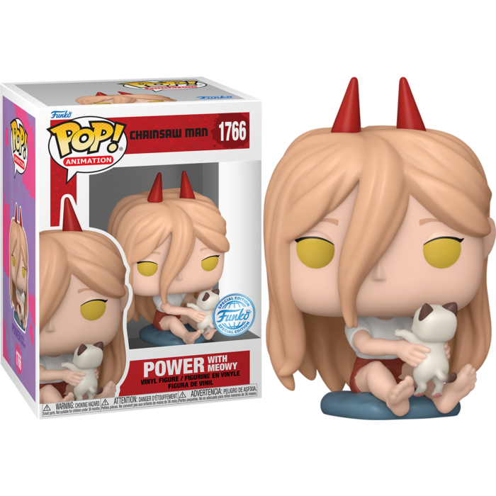 Chainsaw Man - Power with Meowy US Exclusive Pop! Vinyl – Prolectables