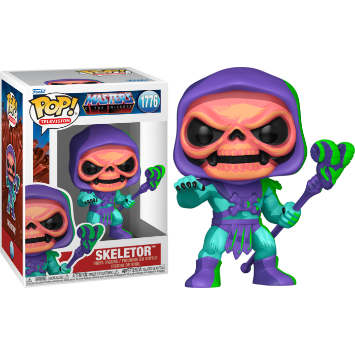 Masters of The Universe - Skeletor (Retro Neon Deco) Pop! Vinyl ...